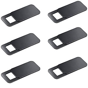 deal4you - Webcam Cover Slide, Ultra Thin Camera Blocker for Laptop, Pc, Computer, Phone, Tablet, Protect Your Privacy (Pack 6)
