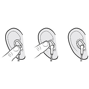 Plantronics BackBeat FIT 300 Sweatproof Sport Earbuds, Wireless Headphones, Black/Grey