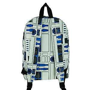 KBNL Star Wars - R2D2 Deluxe All Over Print Backpack - 64955, White