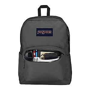 JanSport Superbreak Backpack - Durable, Lightweight Premium Backpack, Graphite Grey