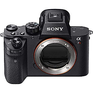 Sony Alpha a7R II Mirrorless Digital Camera (Body Only) (ILCE7RM2/B) + 2 x 64GB Memory Card + Corel Photo Software + Case + 3 x NPF-W50 Battery + Card Reader + LED Light + More (Renewed)
