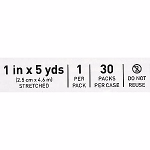 McKesson Non-Sterile Elastic Cohesive Bandage, Tan, 1 in x 5 yds, 1 Count, 30 Packs, 30 Total