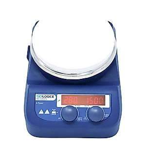 Scilogex Magnetic Hotplate Stirrer, MS-H280-PRO, 5 in. LED Mixer, Lab Hot Plate, up to 280C and 1600RPM, with Individual Heating and Stirring Controls