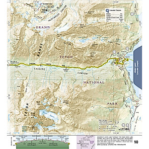 Grand Teton National Park Day Hikes Map (National Geographic Topographic Map Guide, 1706)