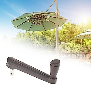 MagiDeal Patio Umbrella Accessories Deck Umbrella Accessories Holder Replace Sunshade Parts Umbrella Replacement Parts for Picnic Balcony Patio Beach, Crank Handle
