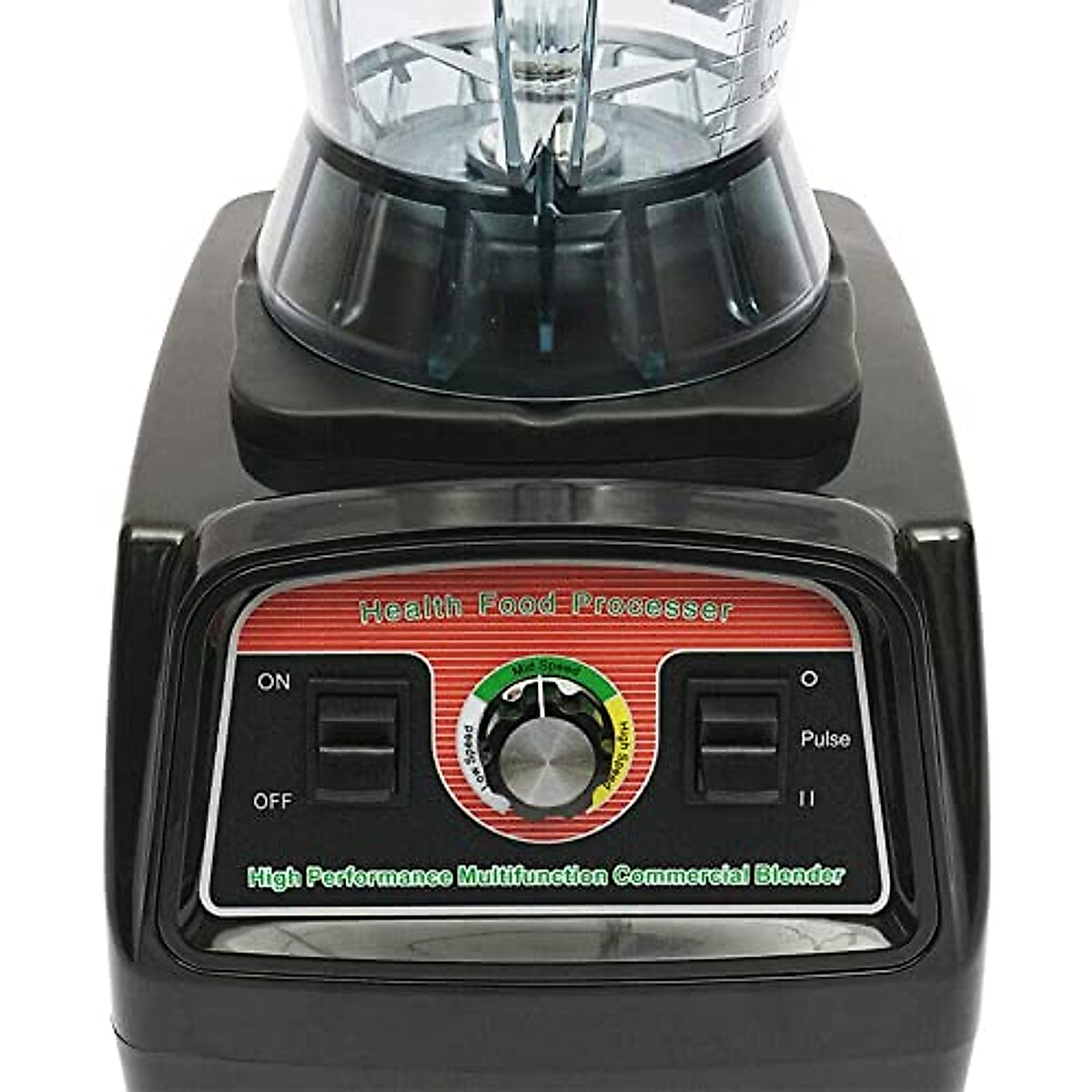 132 Oz Commercial Blender, Professional Countertop Blender 2800 Watt Base, High Performance Ice Crusher - Large Smoothie Blender, Food Processor Frozen Fruit or Hot Soups Shakes, BPA-Free Jar