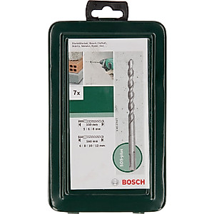 Bosch 2609255543 SDS-Plus Hammer Drill Bit Set (7 Pieces)