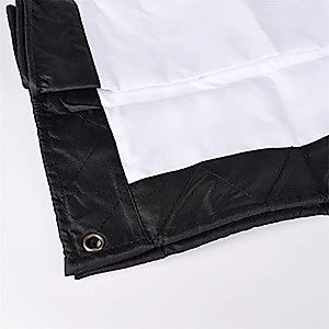 SBSNH 300 inch Projection Projector Screen 16:9 Fold Portable Screen Canvas Matt White for Home Film HD Wall mounted