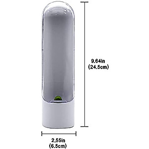 YXYYW Herb Saver Best Keeper for Freshest Produce, Lasting Refrigerator Herb Keeper, Containers, Clear Herb Savor Pod, Herb Storage Container for Cilantro Mint Asparagus (2PCS)