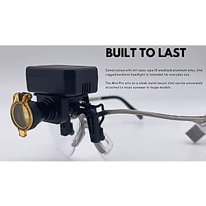 Novae Wireless Mini PRO | Dental & Surgical LED Loupe Headlight