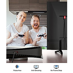 ALLEASA 4K Long HDMI Cable 40 ft 12M, 40FT HDMI Cable in-Wall CL3 Rated(HDR10 8/10bit 18Gbps HDCP2.2 ARC) High Speed 40' HDMI Cable Compatible with Roku TV/Laptop/PC/HDTV/Console