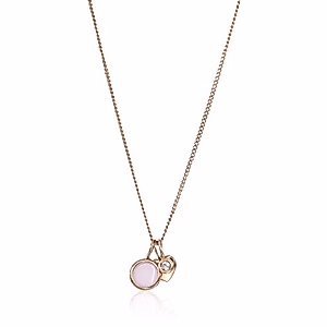 Fossil Women's Rose Gold-Tone Necklace, Color: Rose Gold (Model: JF03046791)