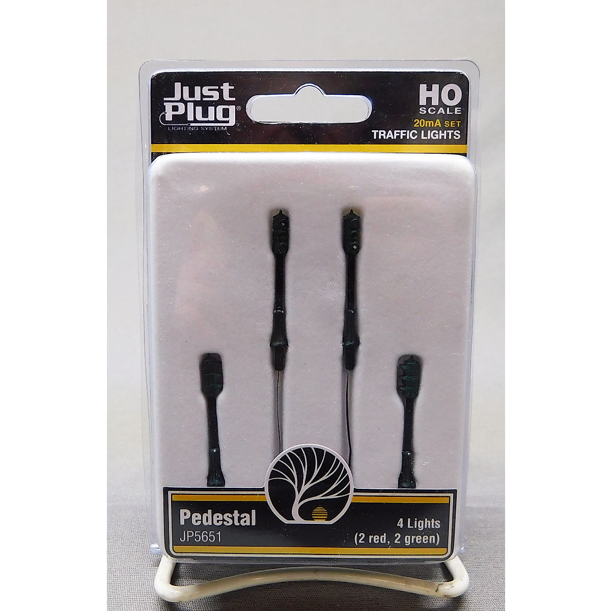 Woodland SCENICS Pedestal Traffic Light 4 Pack HO Scale