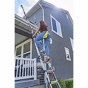 Little Giant Ladders, Epic, M17, 17 foot, Multi-Position Ladder, Aluminum, Type 1A, 300 lbs weight rating, (16817-818)