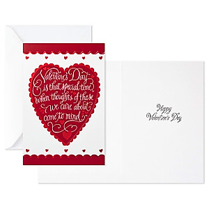 Hallmark Pack of Vintage Valentines Day Cards, Valentine Greetings (10 Valentine's Day Cards with Envelopes)