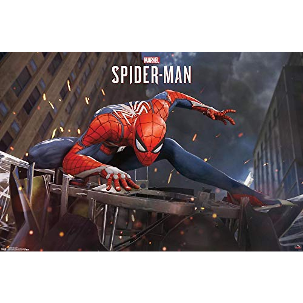 Trends International Marvel Comics - Spider-Man - Action Wall Poster, 22.375" x 34", Unframed Version