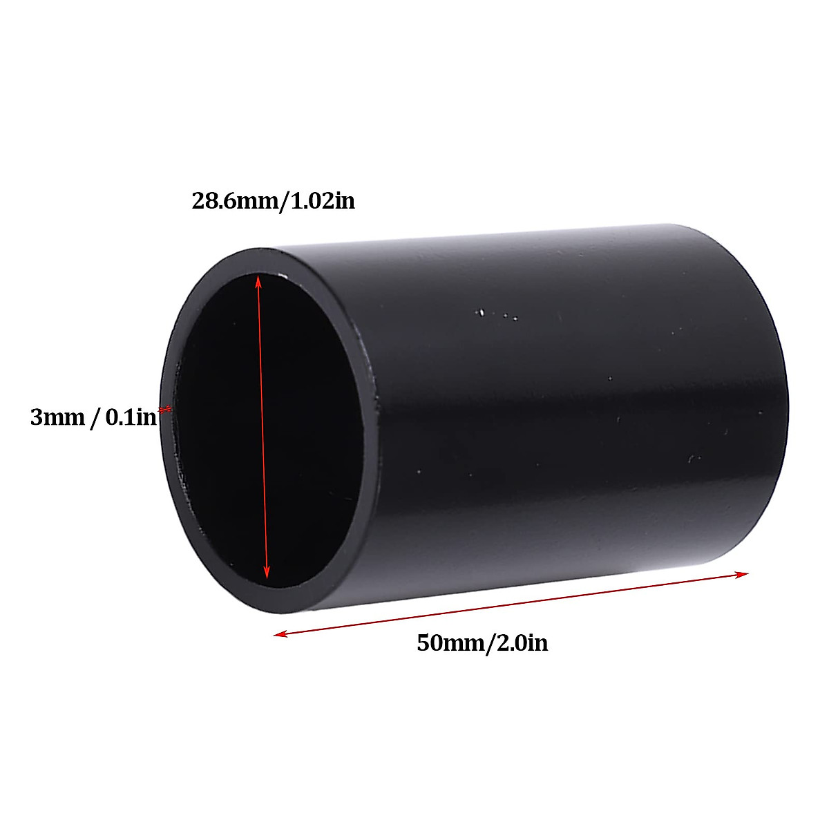 VGEBY 1Pc Headset Spacer Sturdy Aluminum Alloy Bike Stem Headset for 28.6mm 1.1in Front Fork