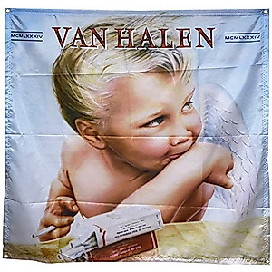 Dutern of VAN HALEN 1984 BANNER HUGE 4X4 Ft Fabric Poster Tapestry Flag