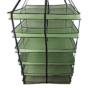 Grow1 X-Large Square Drying Rack 6 Layers, 6 Feet