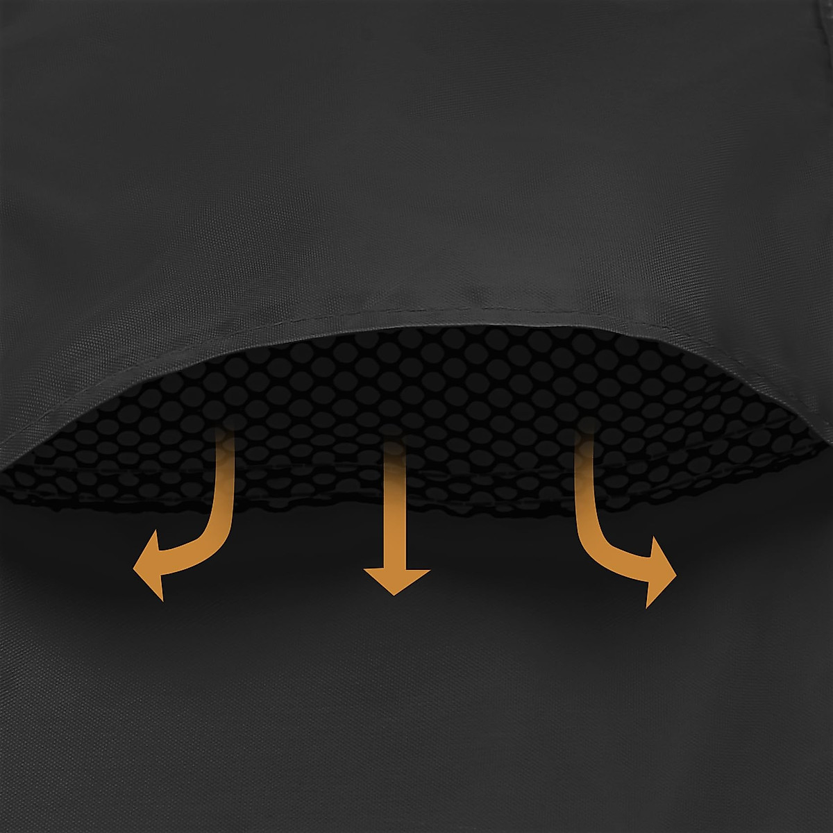 STEECA Patio Deck Box Cover Waterproof Outdoor Rectangular Storage Bench Cover 52L x 28W x 26H inch, Black