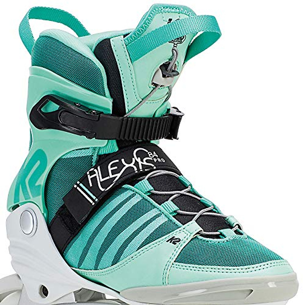 K2 Skate Women's Alexis 84 Pro Inline Skate, Green White, 7.5