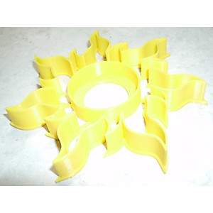 INSPIRED BY TANGLED SUN SYMBOL FROM RAPUNZEL COOKIE CUTTER BAKING TOOL USA PR598