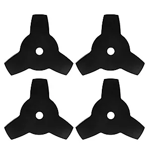 4pcs 3T Trimmer Blade, Garden Yard Brush Cutter Tool, for Lawn Mower, Grass Trimmer Accessories 10inch
