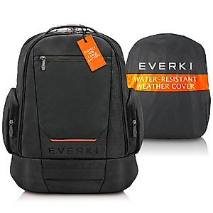 EVERKI ContemPRO 117 Large Spacious 18.4-Inch Gaming or Workstation Laptop Backpack with Rain Cover (EKP117B),Black