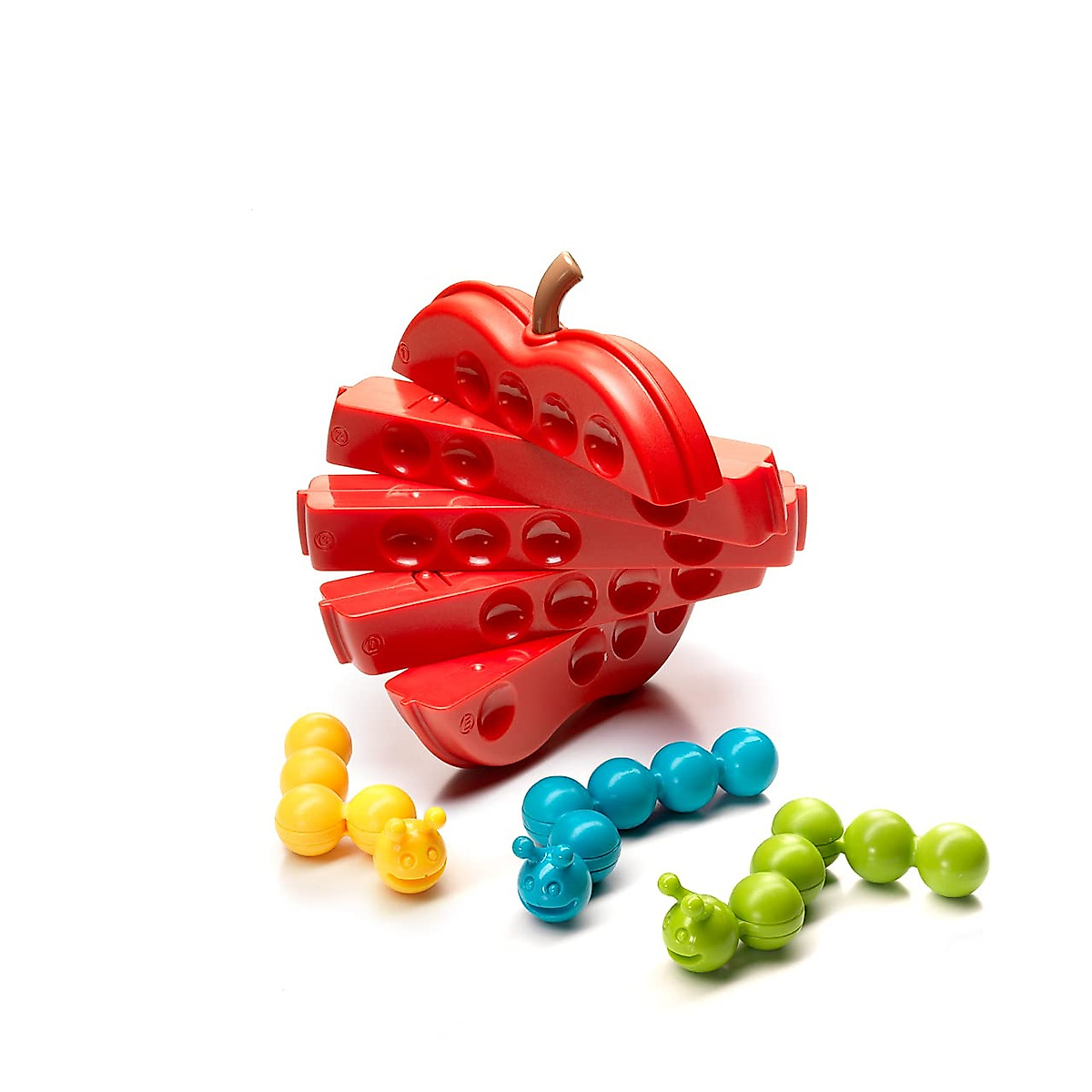 SmartGames Apple Twist Travel Puzzle Game with 60 Challenges for Ages 5 - Adult