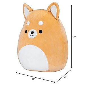 Squishmallows Official Kellytoy Plush 12" Angie The Shiba lnu- Ultrasoft Stuffed Animal Plush Toy
