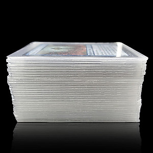 Trading Card Holder and Card Sleeves Packs VARDO Utral Clear 130 pcs Film Style Upgrade