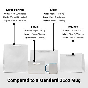 50th Birthday Gift Bags - Grey Paper with Rope Handles - Recycled Eco Friendly Gift Bag - Original Parts 1973 - Medium