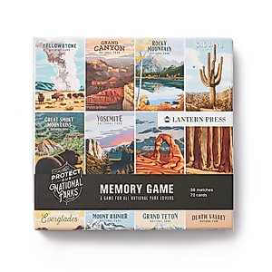 Lantern Press Protect Our National Parks Memory Game