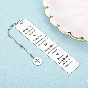 Inspirational Religious Gifts for Women Men Teens Girls First Communion Christening Gifts for Goddaughter Godson Coworkers Christmas Gifts for Son Daughter Girlfriend Bookmark Gifts for Friends Her