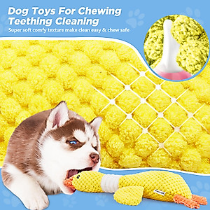 Vitscan Durable Dog Toys for Aggressive Chewers Large Breed/Dog Chew Toy/Indestructible Tough Squeaky Dog Toys/Interactive Dog Toys for Large Dogs/Plush Puppy Toys/Puppy Chew Toys for Teething