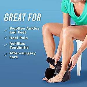 ActiveWrap Bundle - Foot and Ankle Ice Pack Wrap with Reusable Ice Packs for Injuries