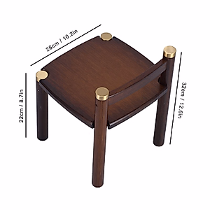 XPSSJMU Kid Chair, Bamboo Chair with Lovely Stylish Innovative Durable Low Dining Chair for Home Garden Courtyard, Easy and Quick to Install, Anti-Collision Rounded Corner Design