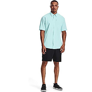 Under Armour Fish Hunter 8-inch Cargo Shorts, Black (001)/Black, 36