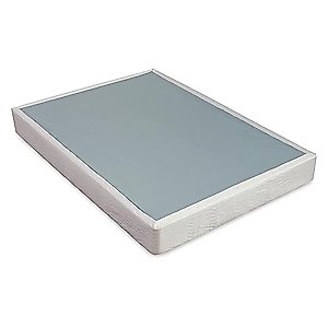 Spring Coil Coil 8-Inch High Profile Mattress Foundation/Strong Wood Structure/Easy Simple Assembly Box Spring, Full, Off-White, King