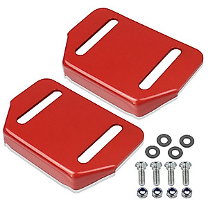 HUSWELL 784-5580 Snow Thrower Slide Shoes 2 Pack Skid Shoes with Mounting Hardware for MTD 784-5580-0637 Fits for Cub Cadet Yardman SnowBlower
