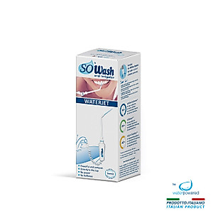 Water Flosser SOWASH WATERJET, Faucet Oral Irrigator Dental Water Floss, It Connects Directly to The Faucet, Non-Electric Dental Irrigator, Italian Product