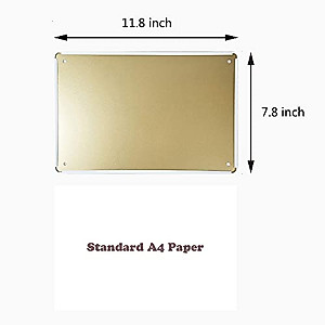 Deer Woman Revenge Metal Sign 8 X 12 Tin Sign Home Cafe Bedroom Wall Decoration Easter Mother's Day Best Gifts for Friends Family Neighbors