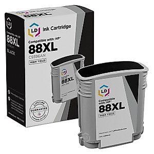 LD Products Remanufactured Ink Cartridge Replacement for HP 88XL C9396AN High Yield (Black)