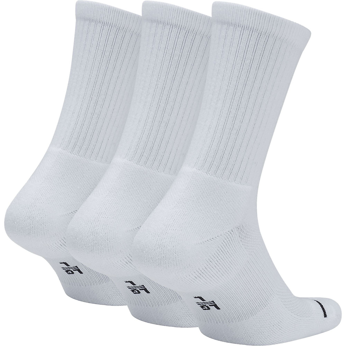 Jordan JUMPMAN CREW 3PPK SOCKS WHITE WHITE BLACK SIZE M