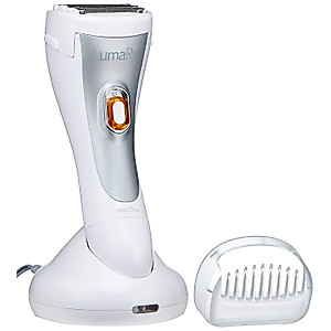 LUMA WDF4840 Double Foil Head Cordless Women's Smooth Ladies Waterproof Body Shaver with Almond Oil Infusion