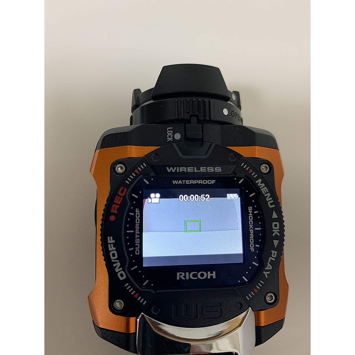 Ricoh Waterproof Action Camera WG-M1 Orange WG-M1 OR 08286