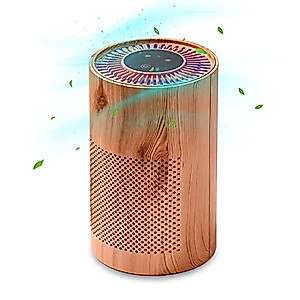VANSU Desktop Air Purifier With 3 Stage Filtration System for Home Office Bedroom Kitchen Portable Air Cleaner with Timer Quiet Setting for Dust Smoke Pollen Pet Dander