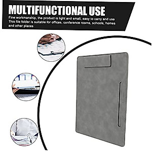 MAGICLULU Folder Board Metal Pencil Business Supplies Office Stuff Document Open House Flags for Real Estate Agents Stationery Document Holder Exam Paper Base Office Document Clip Clipboards