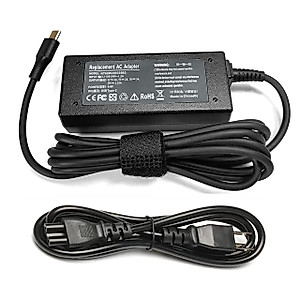 USB-C Docking Station Laptop Charger 45W for Dell Adapter XPS 13 9360 9365 9370 9333 9380 Inspiron 14 7437 Latitude 7390 2in1 7275 7370 5175 5285 5290-2in1 LA45NM150 04RYWW 0HDCY5 Type C (USBC)
