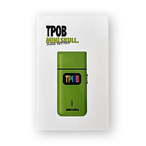 TPOB Mini Skull Single Shaver Compact Design That can fit in Your Pocket with a Turbo Charged Motor, Perfect for Both Professional and at-Home use (Slime)